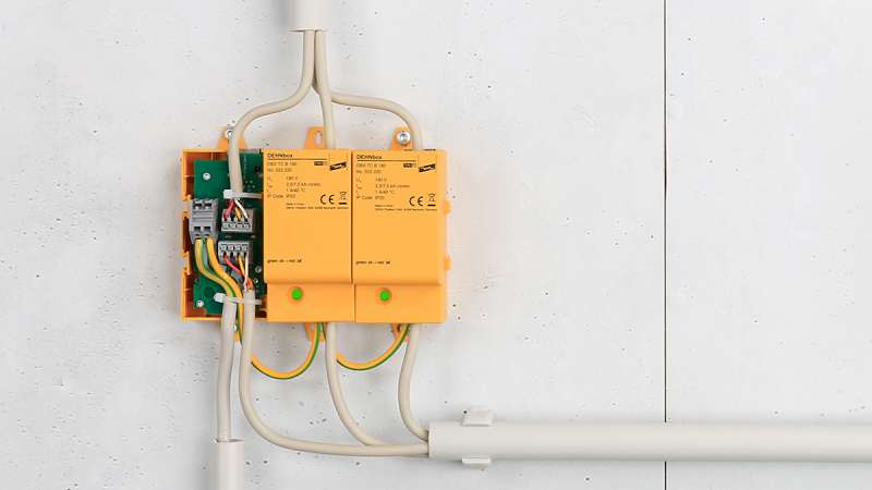 Compact arrester for DSL and VDSL